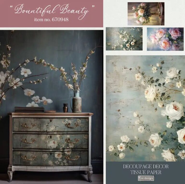 PACCO da 3 Decor Tissue Paper "BOUNTIFUL BEAUTY" Carta tessuto ReDesign ...