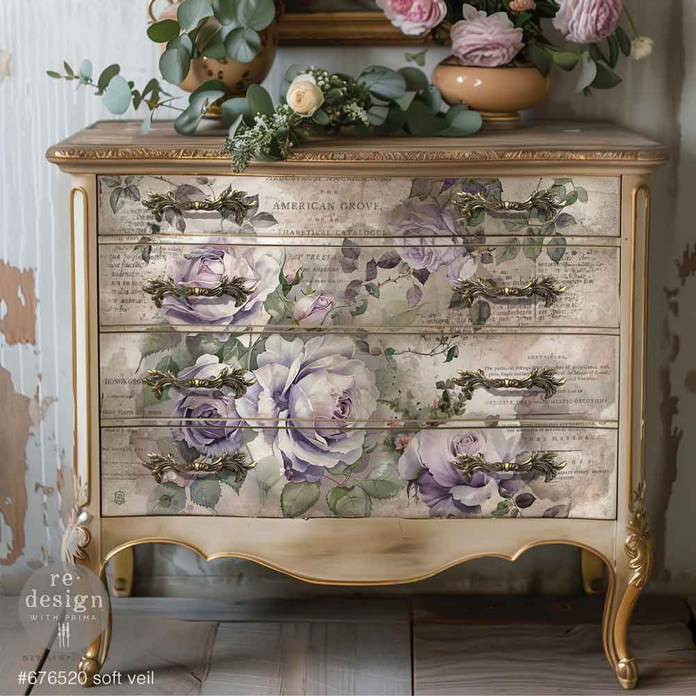 Wunderschone Decoupage Papier Mobel Ebenbild